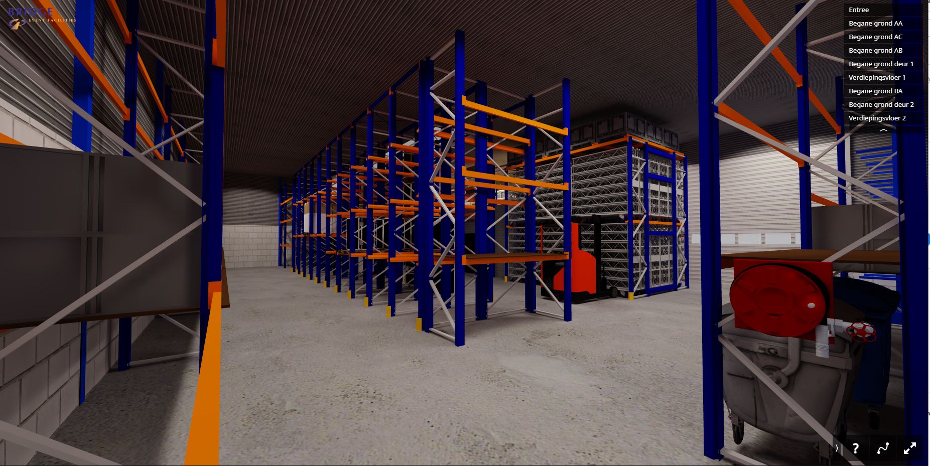 Je magazijn of bedrijfspand herinrichten met een virtueel ontwerp - Bridge